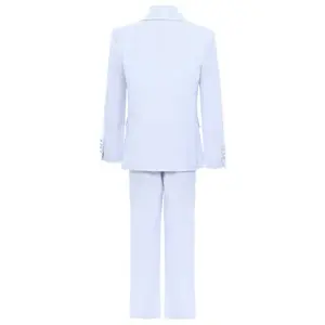 MOUSTACHE Shawl Lapel Suit - White