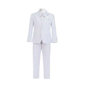 MOUSTACHE Peak Lapel Suit - White