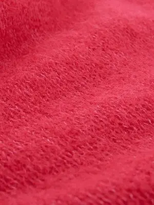 CELTIC & CO. Alpaca Cotton Slouch Sweater - Raspberry
