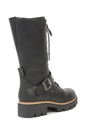 CELTIC & CO. Strap Detail Mid-calf Boots - Black