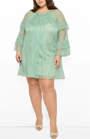 AS By DF As B Y Df Lace Mini Dress