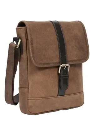 CELTIC & CO. Trim Leather Cross Body Bag