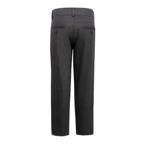 MOUSTACHE Formal Straight Leg Trousers - Charcoal Gray