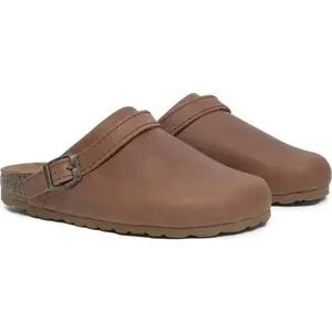 CELTIC & CO. Strap Detail Clogs - Rust