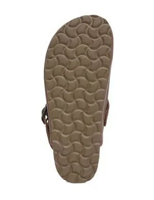 CELTIC & CO. Strap Detail Clogs - Rust