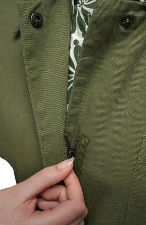 WILDFANG Essential Denim High Waisted Coverall - Moss Green