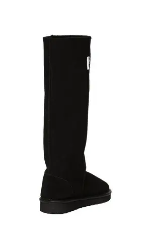 CELTIC & CO. Celt Shearling Knee High Boots - Black
