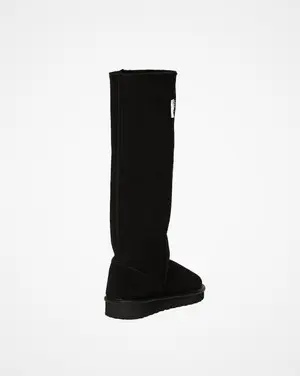 CELTIC & CO. Celt Shearling Knee Boot - Black
