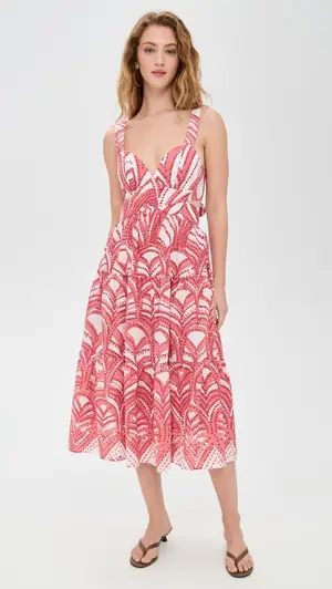 Poupette St Barth Coco Long Dress - Pink Himba