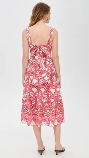 Poupette St Barth Coco Long Dress - Pink Himba
