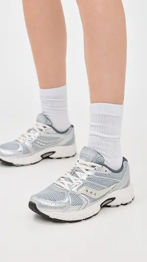 Saucony Ride Millennium Sneakers - Silver/cream