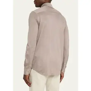 Brioni Silk Pique Sport Shirt