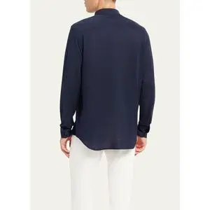 Brioni Silk Pique Sport Shirt