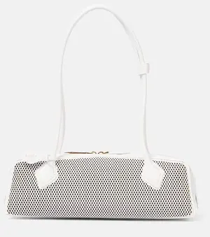 Alaïa Le Teckel Medium Leather Shoulder Bag - White