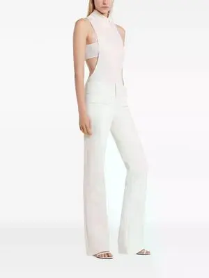 COURREGES Mock-neck Sleeveless Top