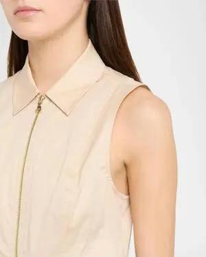 L & APOS;AGENCE L'agence Kylo Belted Shirtdress - Biscuit