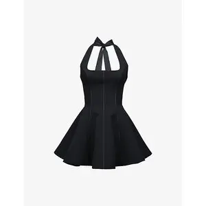 sachin and babi light blue dress Black Halter Dresses