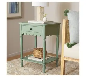 SAFAVIEH Haven Scalloped Drawer Accent Table