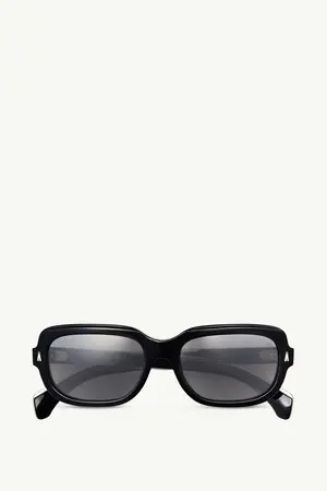 Moncler Suntrap Rectangle Sunglasses - Black