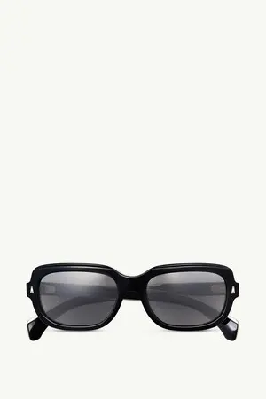 Moncler Suntrap Rectangle Sunglasses - Black