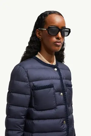 Moncler Suntrap Rectangle Sunglasses - Black