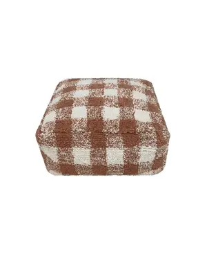 LORENA CANALS Vichy Pouf - Natural/toffee