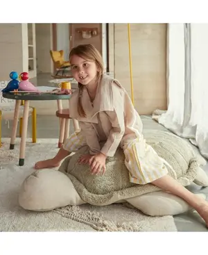 LORENA CANALS Mrs. Turtle Pouf 8" X 3' 9" X 2' 9