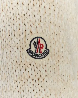 Moncler Padded Mixed Media Jacket - Natural