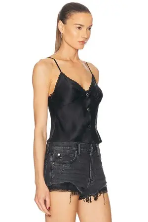 Alexander Wang Snap Front Camisole Top
