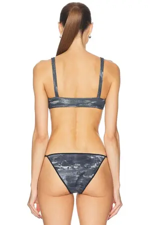 DIESEL Camouflage Bikini Top