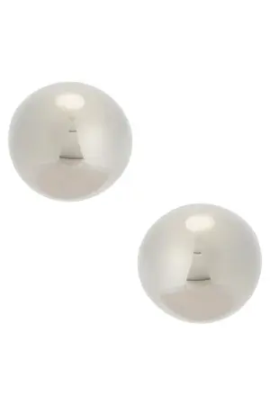 Givenchy Curve Earrings - Silvery