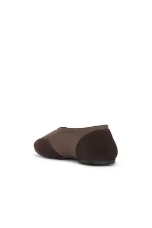 Staud Alba Sport Ballet Flat - Espresso