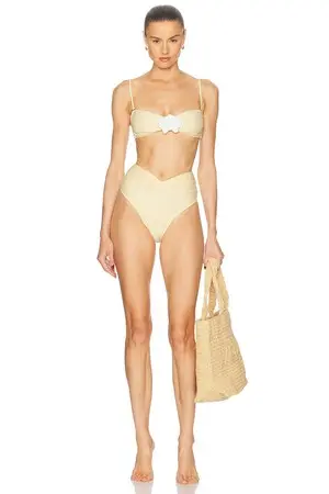 SHANI SHEMER Claire Bikini Bottom - Butter