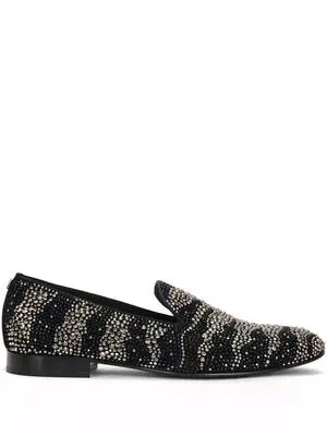Roberto Cavalli Rhinestone-embellished Loafers