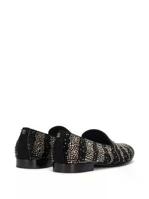Roberto Cavalli Rhinestone-embellished Loafers