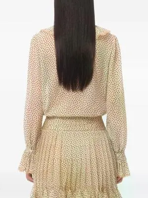 Valentino Garavani Printed Georgette Shirt - Neutrals