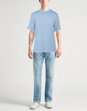 Brunello Cucinelli T-shirt Size Cotton - Blue