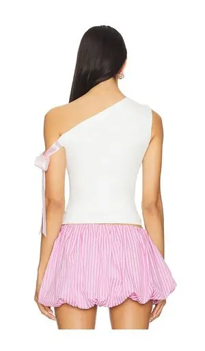 MORE TO COME Raquel Tie Sleeve Top