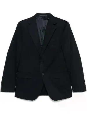 Caruso Single-breasted Blazer - Blue