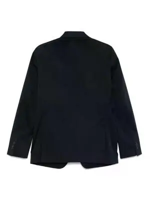 Caruso Single-breasted Blazer - Blue