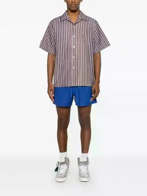 MSGM Striped Poplin Shirt
