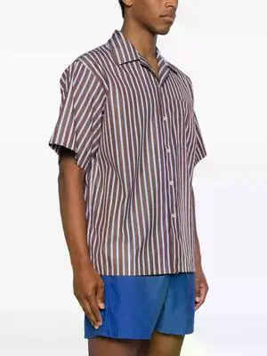MSGM Striped Poplin Shirt
