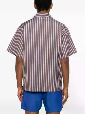 MSGM Striped Poplin Shirt