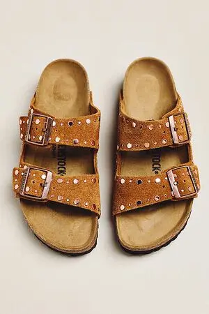 Birkenstock Silver Tone Shoes For Women