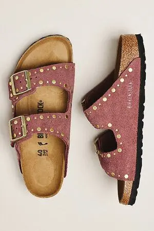 BIRKENSTOCK Arizona Rivets Sandals - Pepper