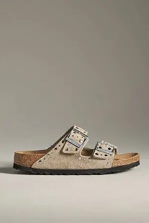 BIRKENSTOCK Arizona Rivets Sandals - Taupe