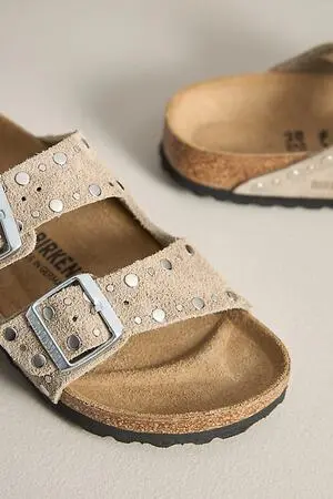 BIRKENSTOCK Arizona Rivets Sandals - Taupe