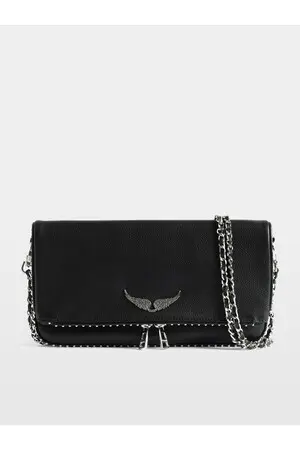 Zadig&Voltaire Rock Studs Leather Clutch
