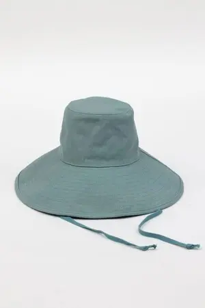 Velvet By Graham & Spencer Livvy Sun Hat - Denim