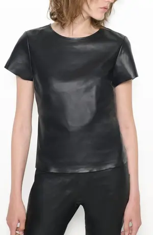 AS By DF Miller Baby Tee - Black